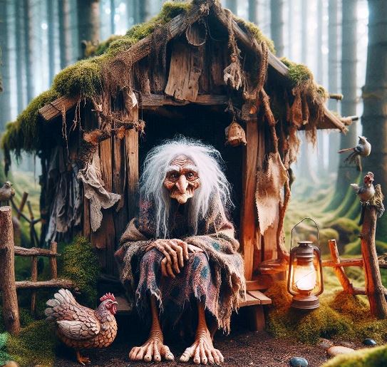 Legenda înfricoşătoare a vrăjitoarei Baba Yaga, din pădurile întunecate ...